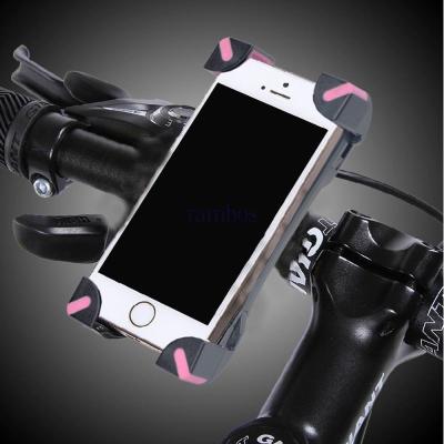 中国 普遍的なハンドルバーが付いている携帯電話の自転車の電話台紙クリップ タイプ 販売のため