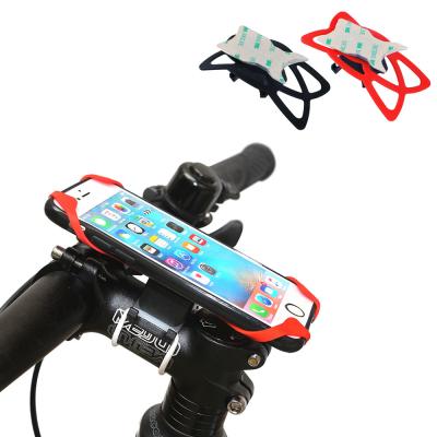 Cina Mini supporto rotabile del supporto del manubrio del supporto della bici di Smartphone della bicicletta con la banda del silicone in vendita
