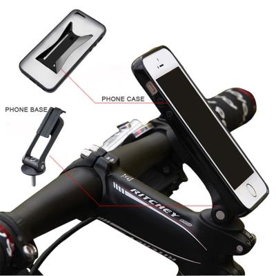 China Tenedor del soporte de la bici de Smartphone, tenedor del manillar de la bicicleta para la nota 3 S3 S4 del iPhone 4 4S 5 5S Samsung en venta