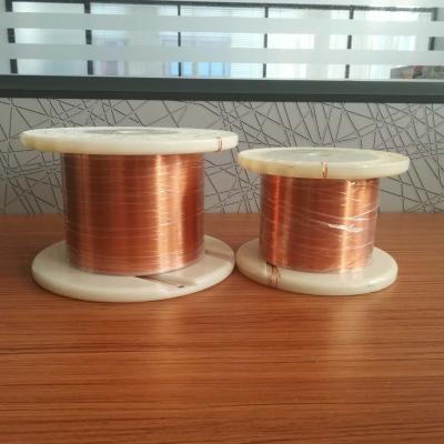 China Bobina plana de encargo 0,4 milímetros del alambre de cobre de imida esmaltado rectangular de la amida en venta