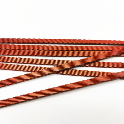 중국 0.2mm 에나멜 처리된 구리 철사 Ctc는 직사각형/평평한 지휘자를 지속적으로 바꾸었습니다 판매용