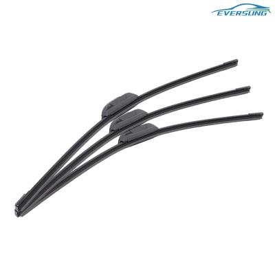 Cina Tergicristallo senz'ossa nero per le spazzole di tergicristalli universali del tergicristallo dell'automobile con i materiali di gomma molli in vendita