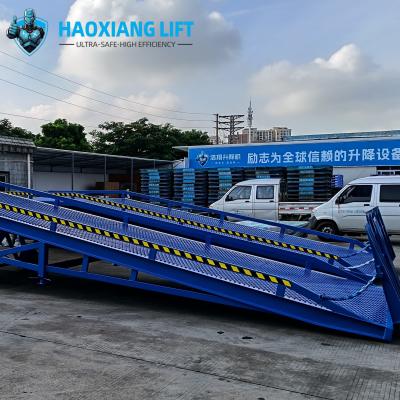 China Mobile Hydraulic Dock Ramp 10t Load Capacity Temporary Loading Dock for Smooth Loading Unloading & Stable Use for sale