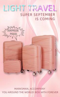 Cina PP Luggage Of Accept Customized Universal Wheel And Double Zipper High Quality Luggage Sets in vendita
