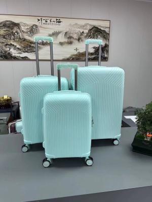 Cina Manufacturer Custom Spinner 4 Wheels PP Trolley Travel Suitcases Luggage in vendita