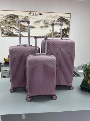 中国 Double Spinner Wheels Easy To Pull Suitcase Luggage Wholesale Custom Logo Medium Size Zipper Trolley Bag Unisex 販売のため