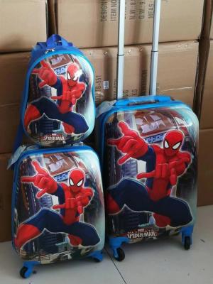 Cina Customized 12 16 20 Inch Kids Hard Suitcase Carry Travel Luggage Cartoon in vendita
