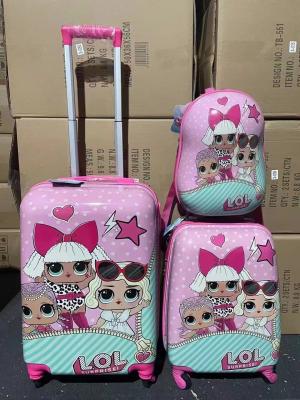 Cina Kids Carry On Luggage Set Rolling Suitcase Waterproof Book Bag School Cheap Kids Animal PC Children Luggage School in vendita