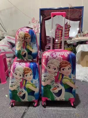 Cina Kid'S Luggage Travelling Case Universal Wheel Combination Lock Leisure Rod Case in vendita