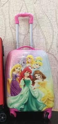 Cina Customized Cartoon Suitcase Children Rolling Luggage Bag Kids Trolley Case Suitcase in vendita