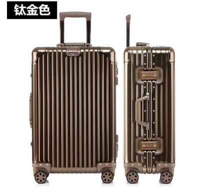 Cina Best Business Travel Full Aluminium Frame Trolley Luggage Suitcase With Big Capacity in vendita