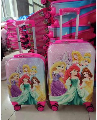 Cina Customized Cartoon Suitcase Children Rolling Luggage Bag Kids Trolley Case Suitcase in vendita