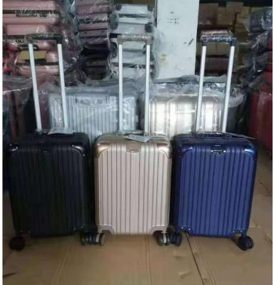 中国 New Latest Travel Suitcase ABS+PC Universal Wheel Zipper Trolley Box Dragging Leather Box Code Box Luggage Wholesale 販売のため