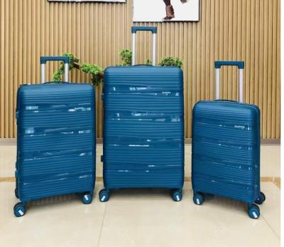 Cina Wholesale Custom 4 Piece Sets Travel Suitcase PP Trolley Luggage Set in vendita