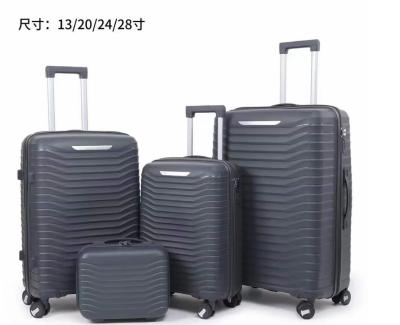 Cina Factory Wholesale Best Price Silent Wheels Unisex 3 Pcs Sets PP Luggage For Sale in vendita