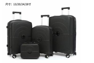 Cina Manufacturer PP Suitcase Four-Piece Set Of Zipper Luggage Password Lock Trolley Suitcase in vendita