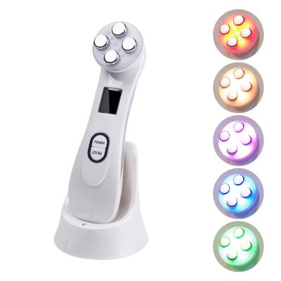 China 5 in 1 RF&EMS Radio Mesotherapy Electroporation Face Massager for sale