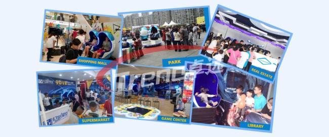 Автоматическая 2 езда занятности оборудования кино виртуальной реальности места 9д