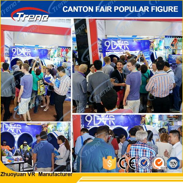 동의 플랫폼과 전투 게임을 가진 VR 헤드폰 9d 가상 현실 시뮬레이터