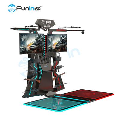 중국 서라운드 사운드 오디오와 VR 헤드셋 디스플레이로 9D 워커 촬영 시뮬레이터의 스릴을 경험하십시오. 판매용