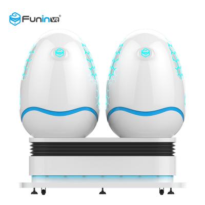 China la forma Seat del huevo del simulador de 2.5KW 9D VR para 2 juegos de Seater/de la realidad virtual monta en venta