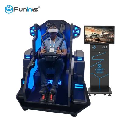 中国 LEDとのテーマ パーク9D VRのシミュレーターのワン・プレーヤーVR Mechaの黒はつきます 販売のため