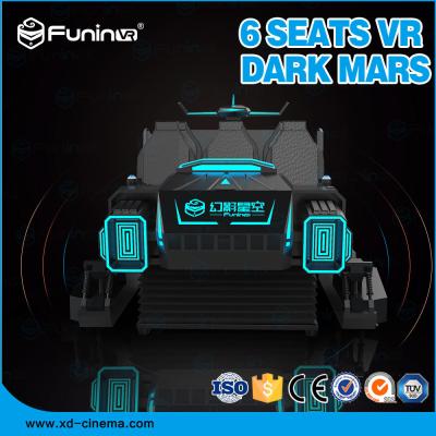 China 6 simulador oscuro de los asientos VR Marte 9D VR con la plataforma eléctrica garantía de 1 año en venta