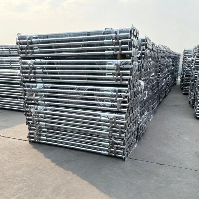 Telescopic Steel Prop product image showing construction site application