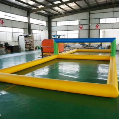 Cina Family or Business Use Water Play Equipment Commercial Grade Outdoor Water Games Inflatable Beach Volleyball Court For Sale in vendita