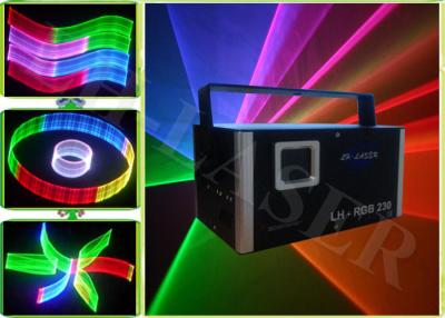 Cina multi luci laser 1200MW del DJ della discoteca di RGB di colore 2D/3D 512 con la carta di deviazione standard in vendita