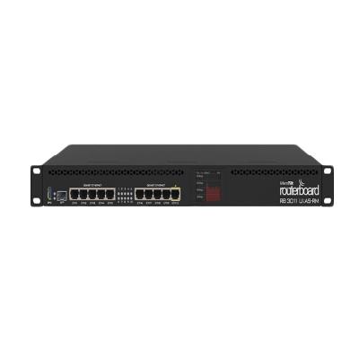 Cina Multi commutatore a fibra ottica di MikroTik RB3011UiAS-RM del dispositivo del porto in vendita