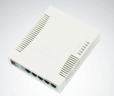 Cina commutatore MikroTik CSS106-5G-1S di gigabit del porto di 11W SFP RB260GS 5 in vendita