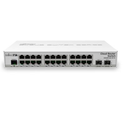Cina 10G un commutatore da tavolino calmo MikroTik CRS326-24G-2S+IN da 20000 megabit in vendita