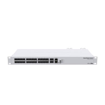 Cina Commutatore Mikrotik CRS326-24S+2Q+RM della gestione di ROS Dual System 10G in vendita