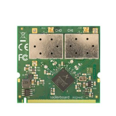 Cina Carta di rete wireless a due bande di alto potere di Mikrotik ROS R52HnD 400mw 802.11abgn in vendita