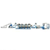 Quality CE Semi-automatic PET Plastic Bottle Recycle Plant with Approx.800-2000 kg/h Capacity for sale