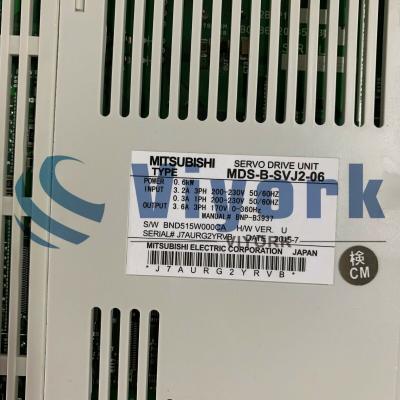 China CNC SERVO NUEVO MDSBSVJ206 del SERVOCONTROL 0.2KW de la CA del AMPLIFICADOR de Mitsubishi MDS-B-SVJ2-06 en venta