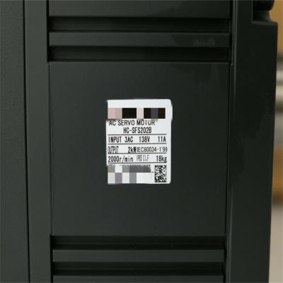 Cina FASE 11A 138V 2000RPM 2KW del servomotore 3 di CA di Mitsubishi HC-SFS202B NUOVA in vendita