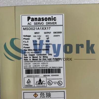 Cina Panasonic MSD021A1XX17 SREVO DRIVE NUOVO in vendita