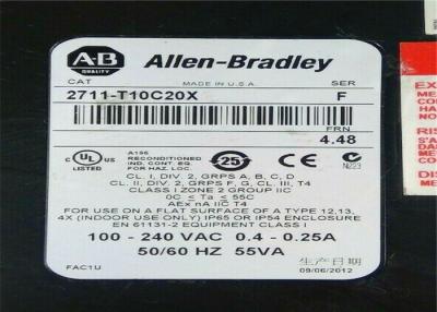 Cina Tocco di colore di PanelView 1000 dello schermo di Allen Bradley 2711-T10C20/2711-T10C20L1 - serie E in vendita