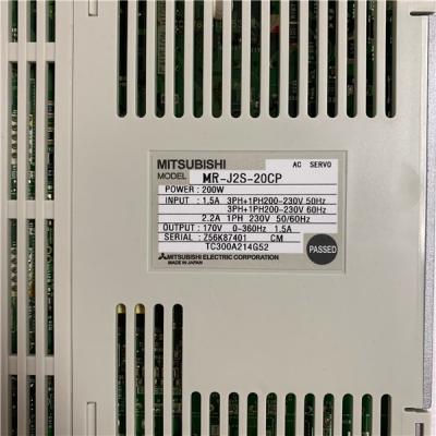 Cina Il servo industriale di MR-J2S-20CP 200W 200V determina una posizione di 4 scanalature in vendita