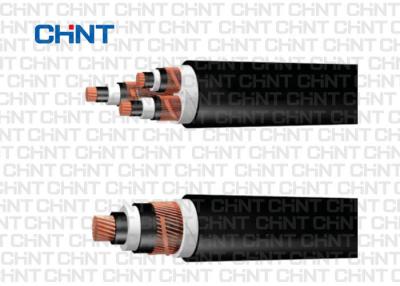 中国 35-630mm2低い煙ゼロのハロゲン送電線の単一/3つの中心銅テープ スクリーン 販売のため