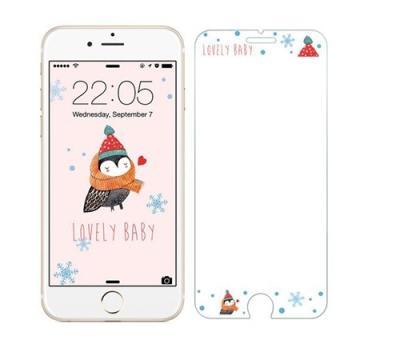 Cina spessore dell'iPhone 6/7/8 HD 0.26mm/0.33mm del protettore dello schermo colorato prova del graffio 2.5D in vendita