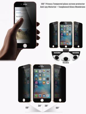 中国 完全に対応する堅いガラス粉砕防止スクリーンの保護装置IPhone 6 7 8 X 販売のため