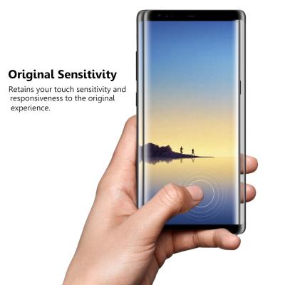 中国 完全なカバー オイル抵抗力があるスクリーンの保護装置、ギャラクシー ノート8の緩和されたガラス スクリーンの保護装置 販売のため