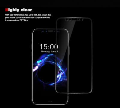 中国 Iphone Xの緩和されたガラスの電話スクリーンの保護装置、2つの方法プライバシー スクリーンの保護装置 販売のため