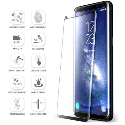 中国 指紋/汚れHDプライバシー ガラス スクリーンの保護装置のサムスン反ギャラクシーS8 販売のため