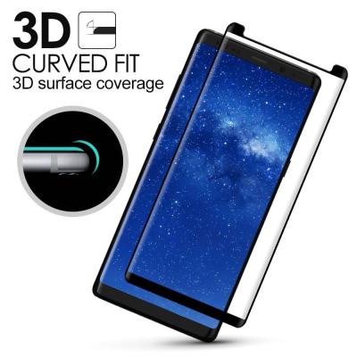 中国 サムスンは8反汚れプライバシー ガラス スクリーンの保護装置の3Dによって曲げられる端に注意します 販売のため