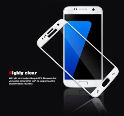 Cina Il bordo rotondo infrangibile Samsung ha temperato la durezza di vetro del protettore 9H dello schermo in vendita
