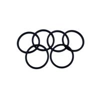 O-Rings en caoutchouc nitrile noir de silicone de qualité alimentaire pour l' utilisation de scellement de Trusted